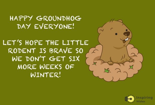 Groundhog Day Messages, Quotes & Sayings - Inspiring Wishes